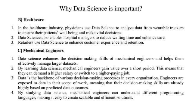 Basics Of Data Science With Application Areaspdf