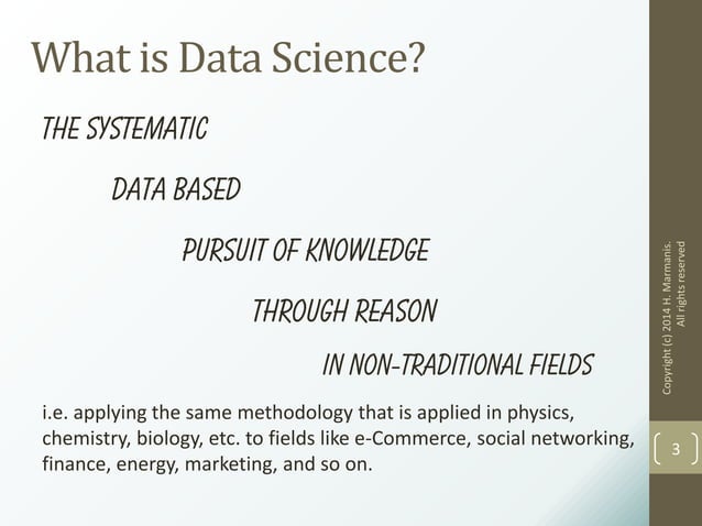 Data Science: Notes and Toolkits | PPT