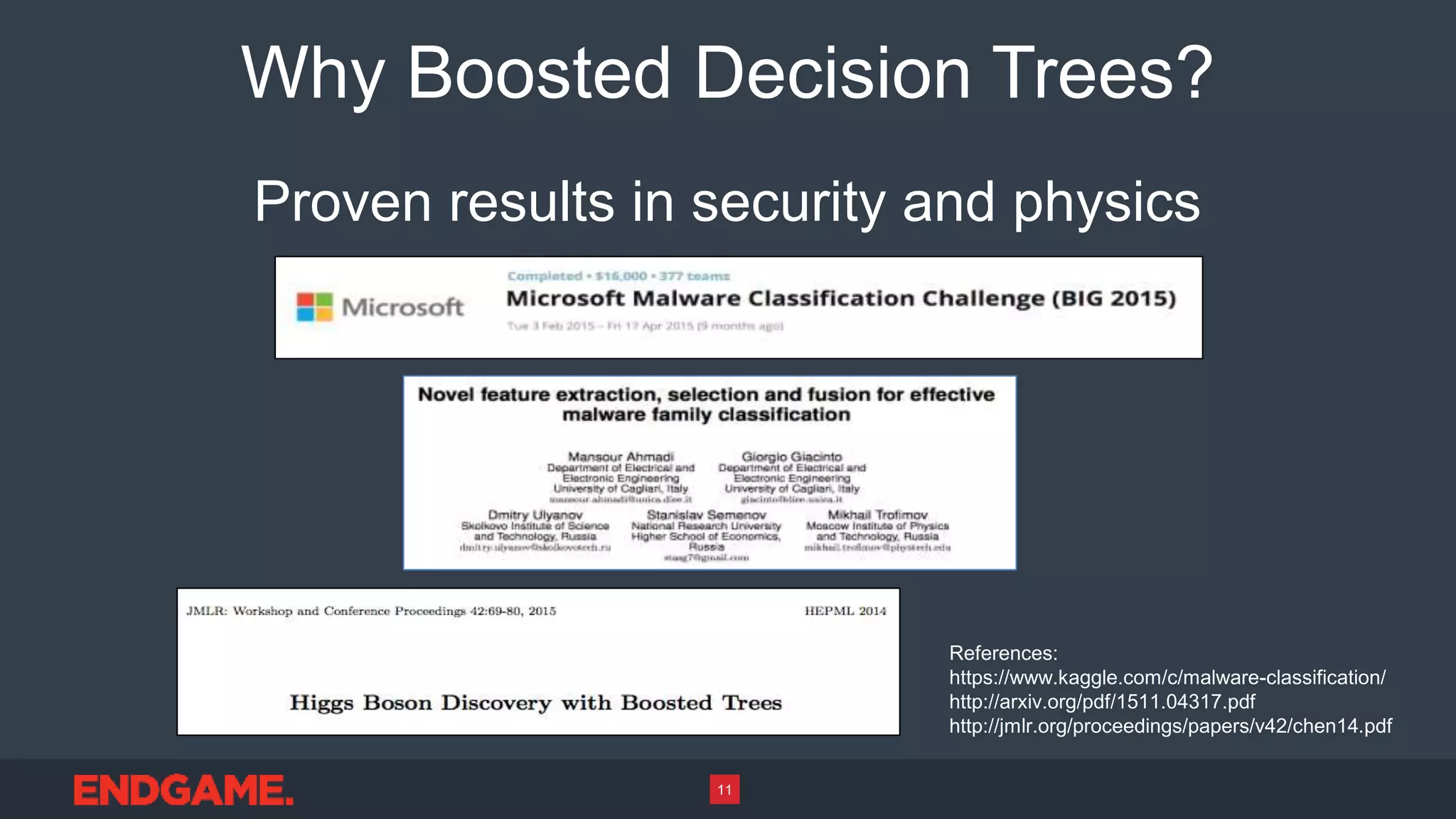 Machine Learning for Malware Classification and Clustering | PPT