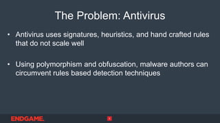 Machine Learning for Malware Classification and Clustering | PPT