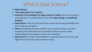 Data science | PPT