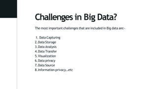 What is Data Science? |Role of Data Science in Big Data, Hadoop & Machine Learning | PPT