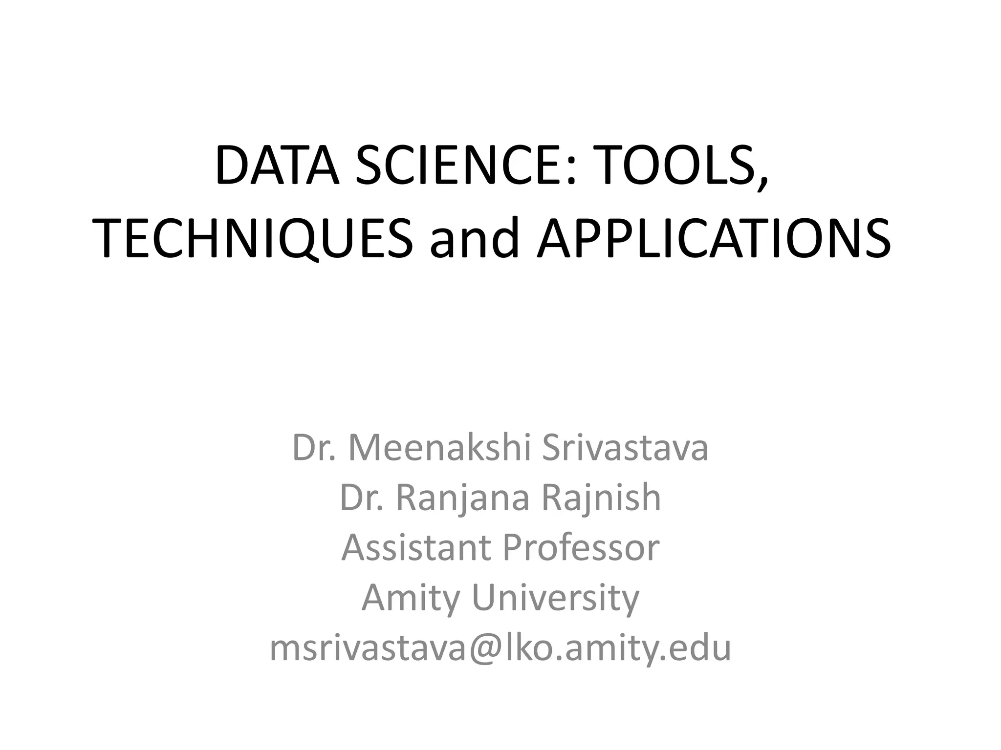 Data Sciencepptx New Couricuumn In Data Ppt