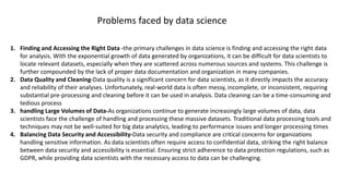 Data Science ppt for the asjdbhsadbmsnc.pptx | Databases | Computer ...