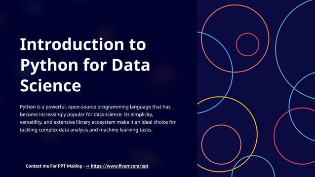 Complete Introduction To DataScience PPT | PPTX | Databases | Computer Software and Applications