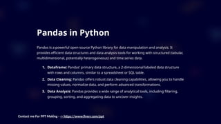 Complete Introduction To DataScience PPT | PPTX | Databases | Computer Software and Applications