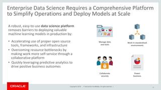 Artificial Intelligence and Machine Learning with the Oracle Data ...