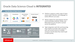Artificial Intelligence and Machine Learning with the Oracle Data Science Cloud | PDF