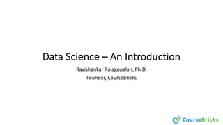 Data science - An Introduction | PDF