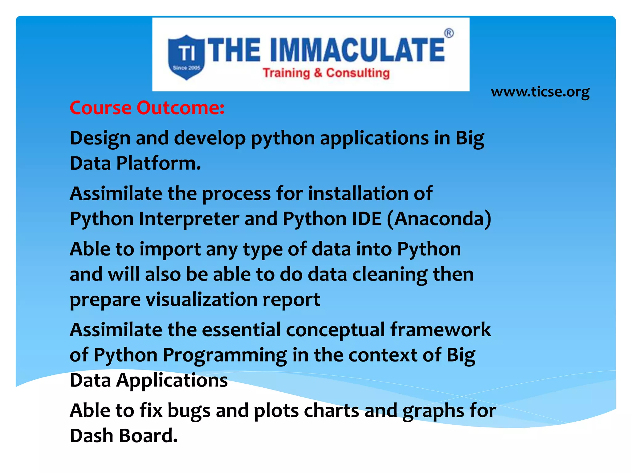 Data science - big data foundation course. | PPTX