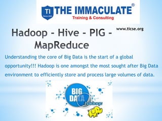 Data science - big data hadoop course | PPT