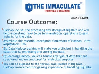 Data science - big data hadoop course | PPT