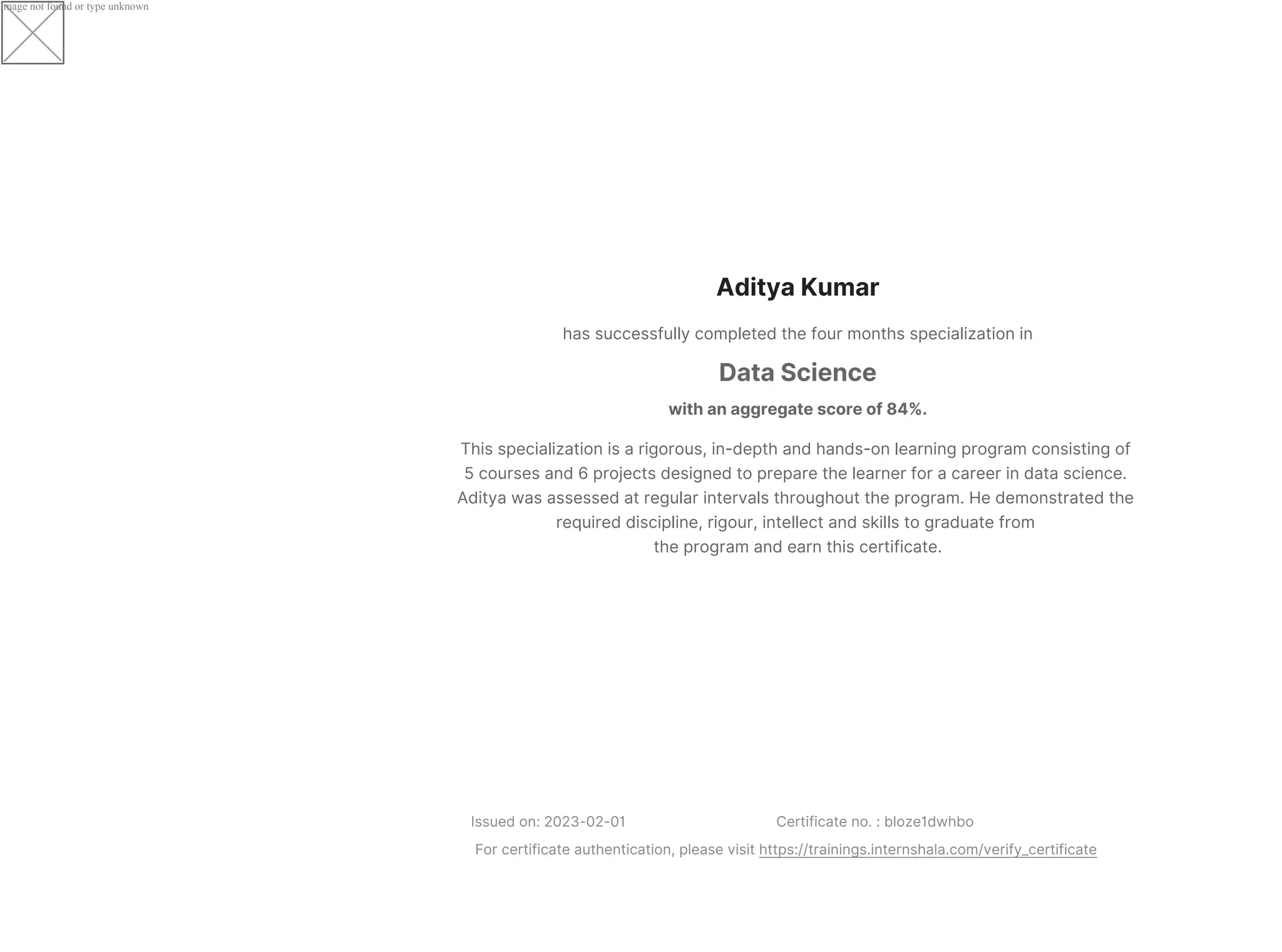 Data Science - Certificate of Graduation.pdf