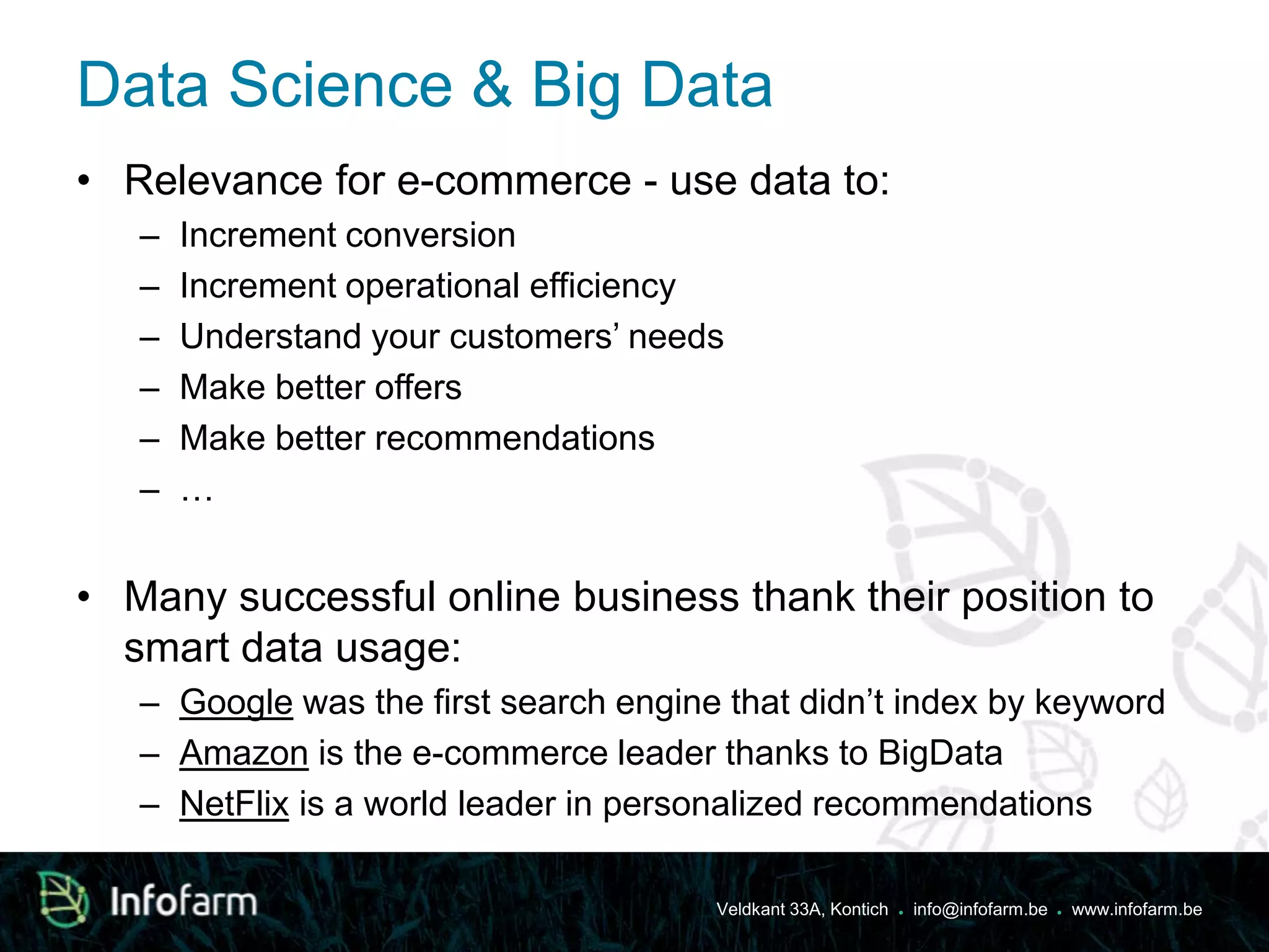 Data Science for e-commerce | PPTX