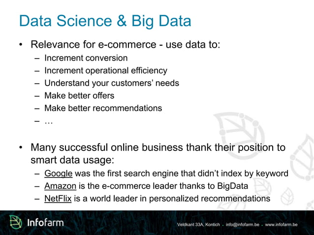Data Science for e-commerce | PPTX