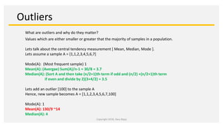 Data science - Handling Outliers | PPTX