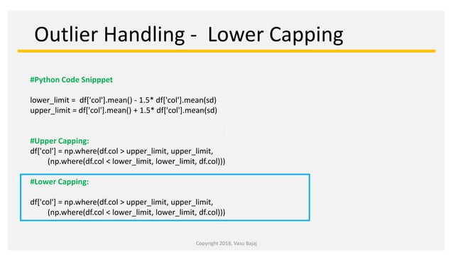Data science - Handling Outliers | PPTX