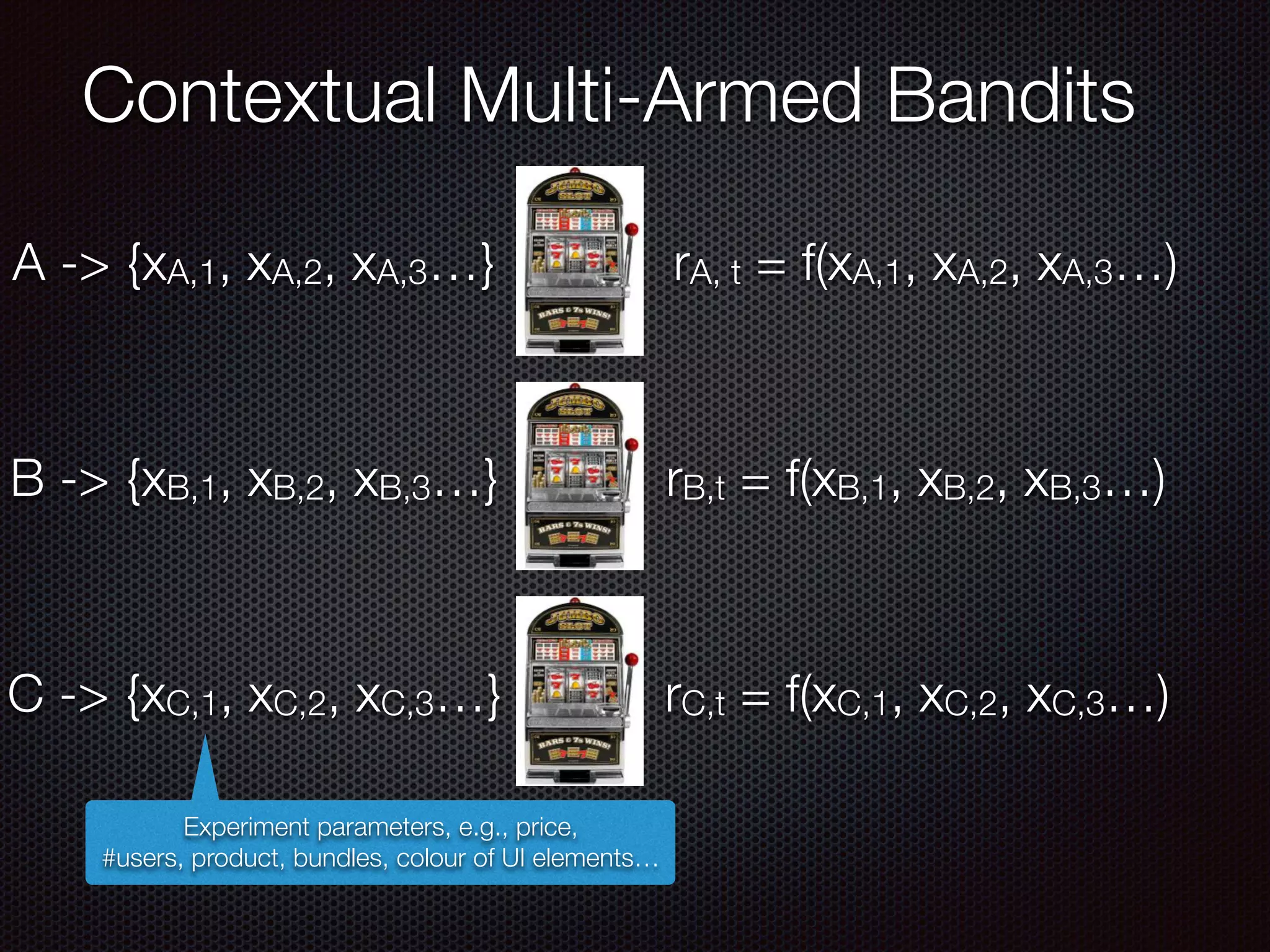 Multi-Armed Bandits: Intro, examples and tricks | PPT