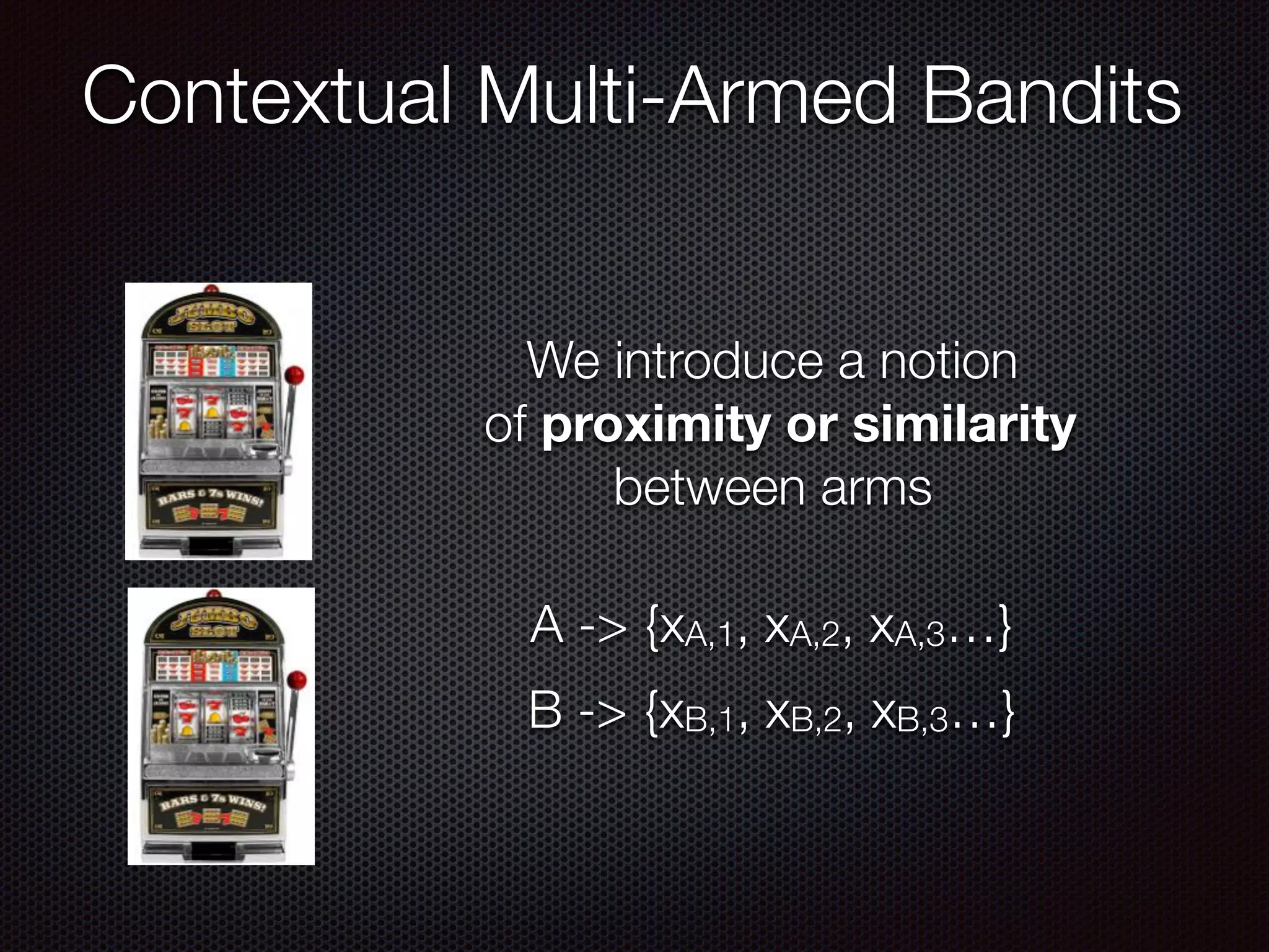 Multi-Armed Bandits: Intro, examples and tricks | PPT