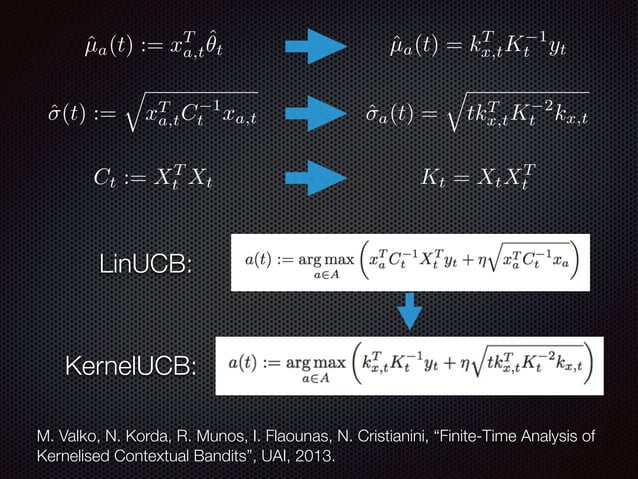 Multi-Armed Bandits: Intro, examples and tricks | PPT