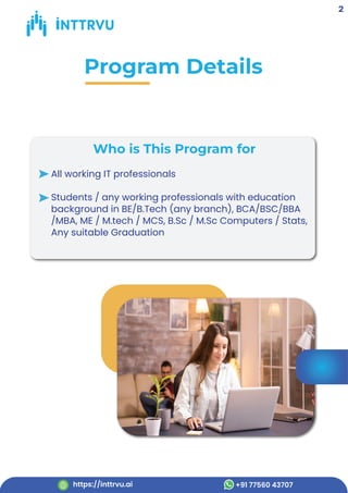 Data Science & AI Certification Course | PDF | Databases | Computer Software and Applications