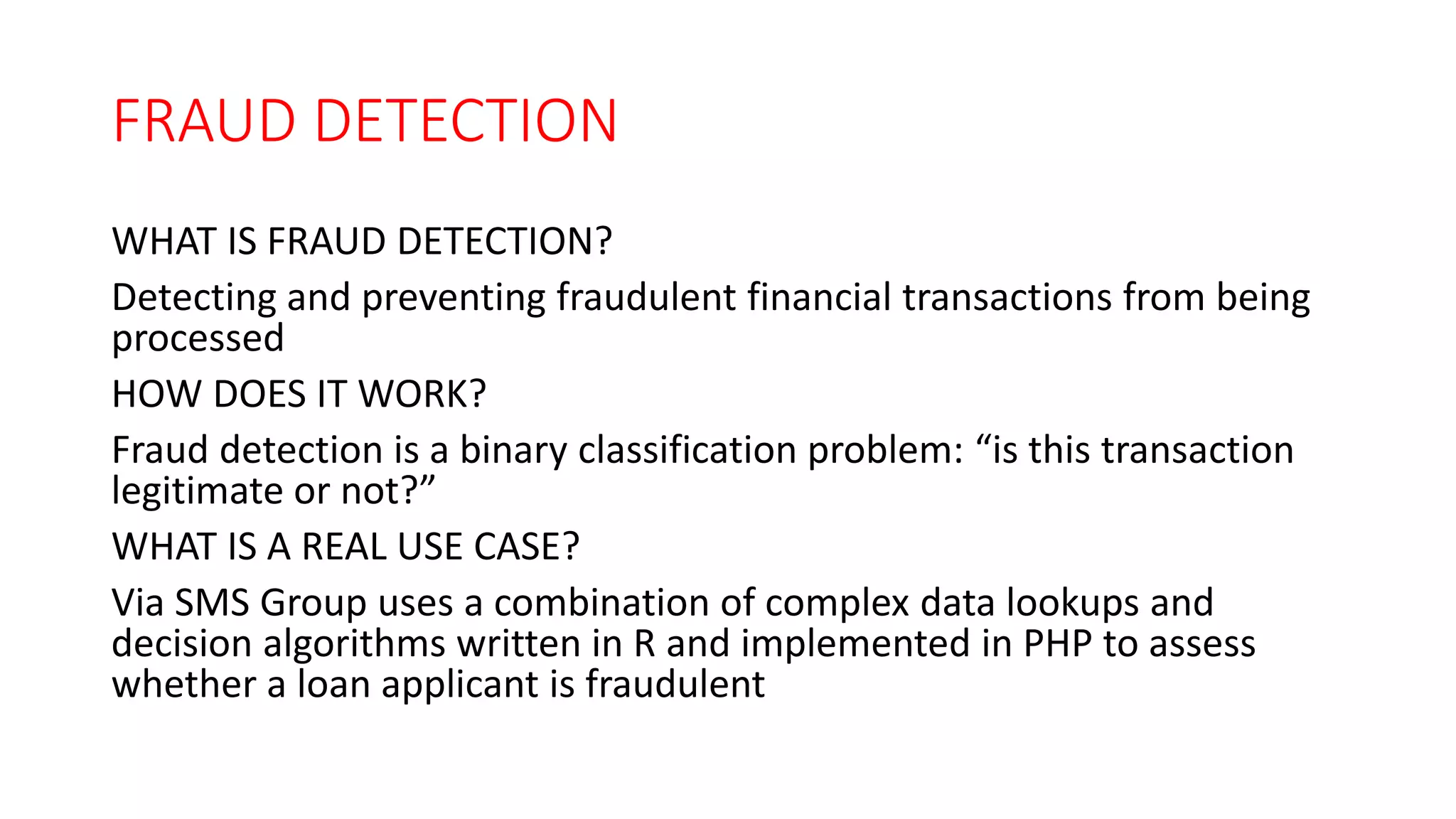 Data science applications and usecases | PPTX