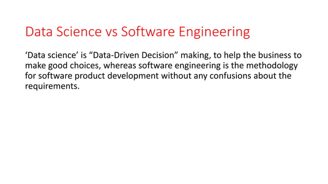 Data science applications and usecases | PPTX