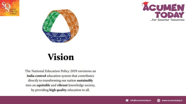 Data science as the foundation for National Education Policy (NEP 2020 ...