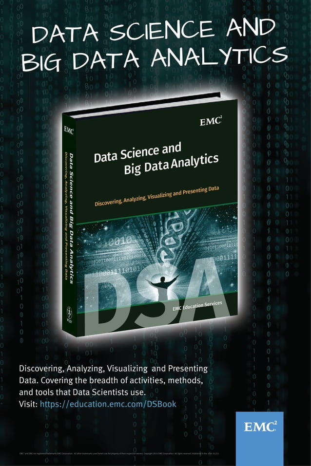 Data Science and Big Data Analytics Book from EMC Education Services | PDF