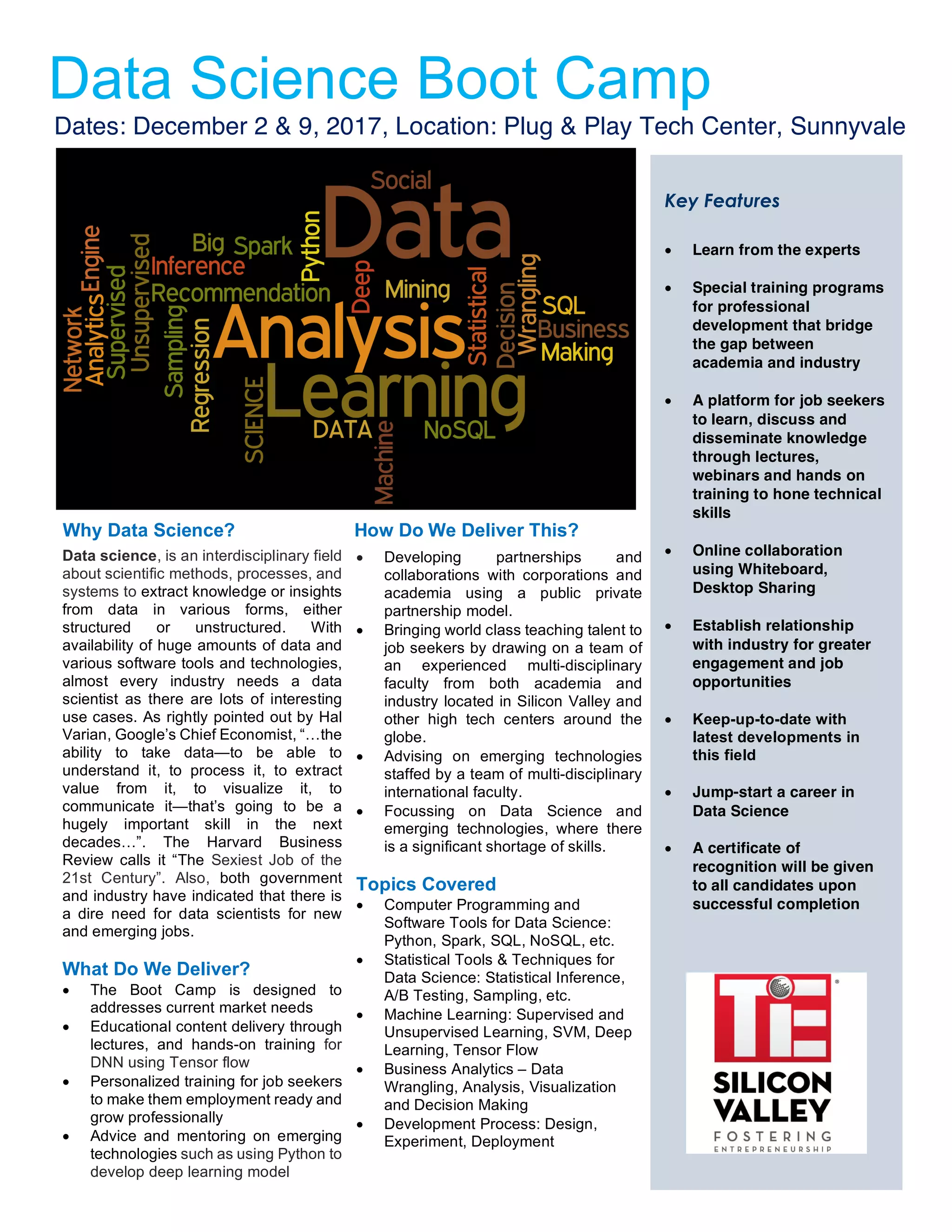 Data Science Boot Camp Flyer | PDF