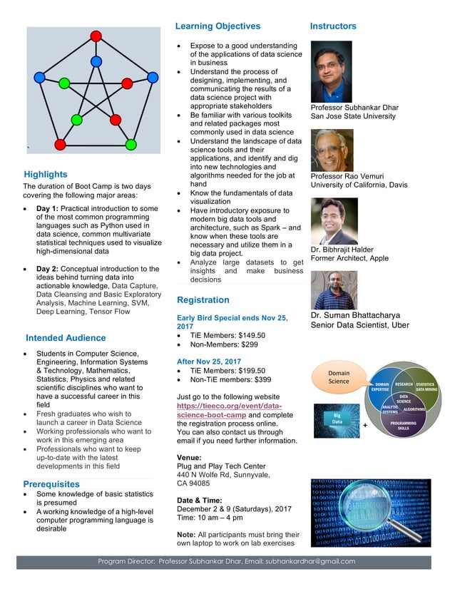 Data Science Boot Camp Flyer | PDF | Databases | Computer Software and Applications