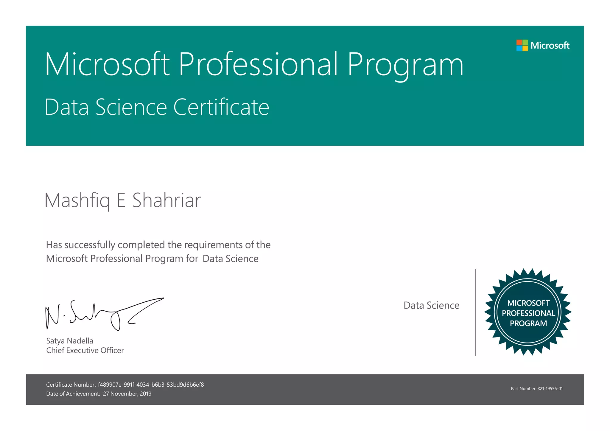 Data science certificate | PPT