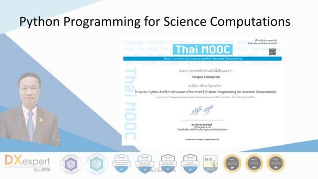 Data science certificate - tanapat | PPT