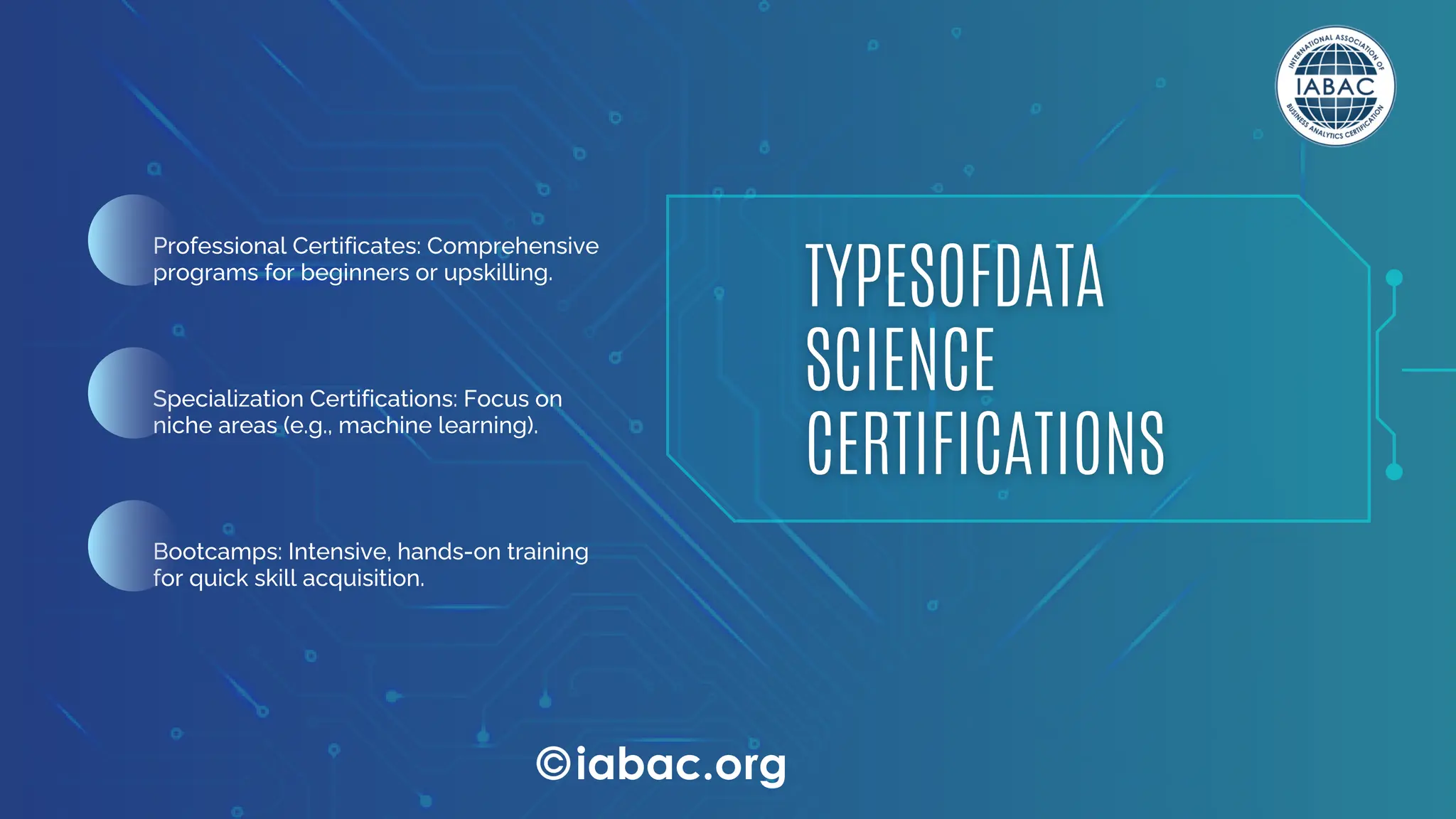 Data Science Certifications | IABAC | PPT