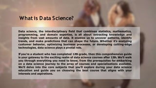 Data Science Course after 12th A Comprehensive Guide.pptx