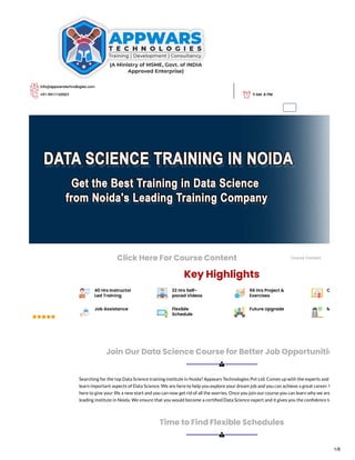 Data Science Course and Data Science Training.pdf