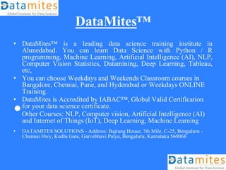 Data Science Course In Ahmedabad-April | PPT