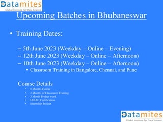 Data Science Course In Bhubaneswar-June | PPT