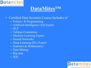 Data Science Course In Chennai-February | PPT