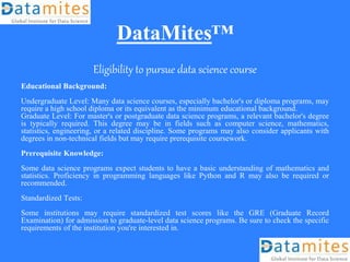 Data Science Course In Chennai-October | PPT