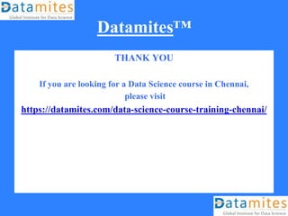 Data Science Course In Chennai-October | PPT