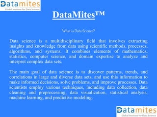 Data Science Course In Delhi-August | PPT
