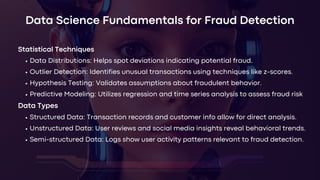 Role of Data Science In fraud Detection Data science course in kerala | PDF