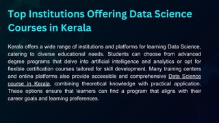 Data science course in Kerala: A complete guide | PDF