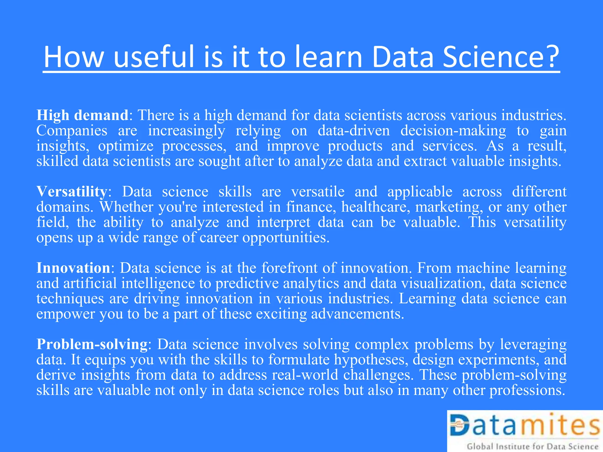Certified Data Science Course In Pune May Ppt 