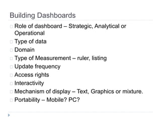 Data Science, Data & Dashboards Design | PPT