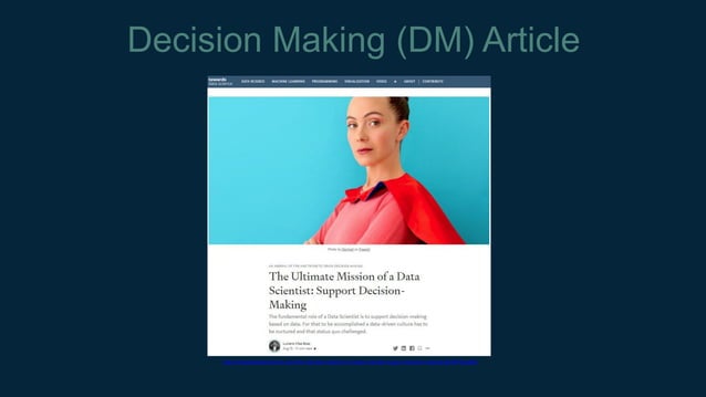 Data Science and Decision Making | PDF