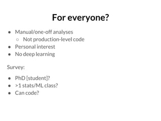 Data science for everyone | PPT