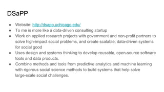 Data Science for Social Good | PDF