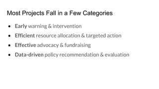 Data Science for Social Good | PDF